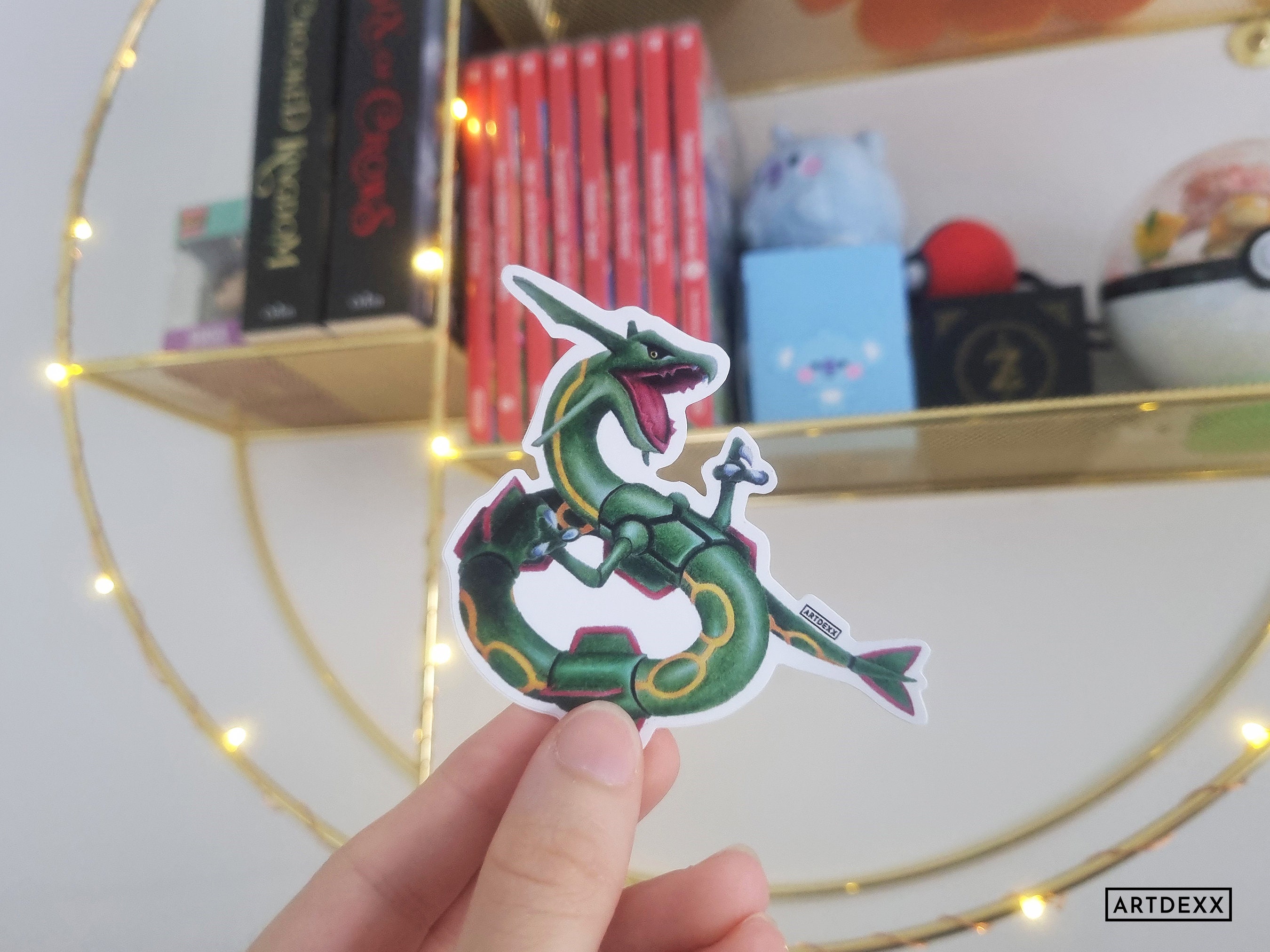 Rayquaza Pokemon Art Vinyl Sticker - Etsy