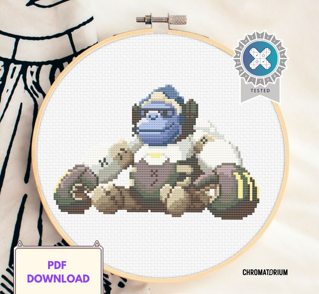 Overwatch Winton Meme Cross Stitch Pattern - PDF Instant Download ...