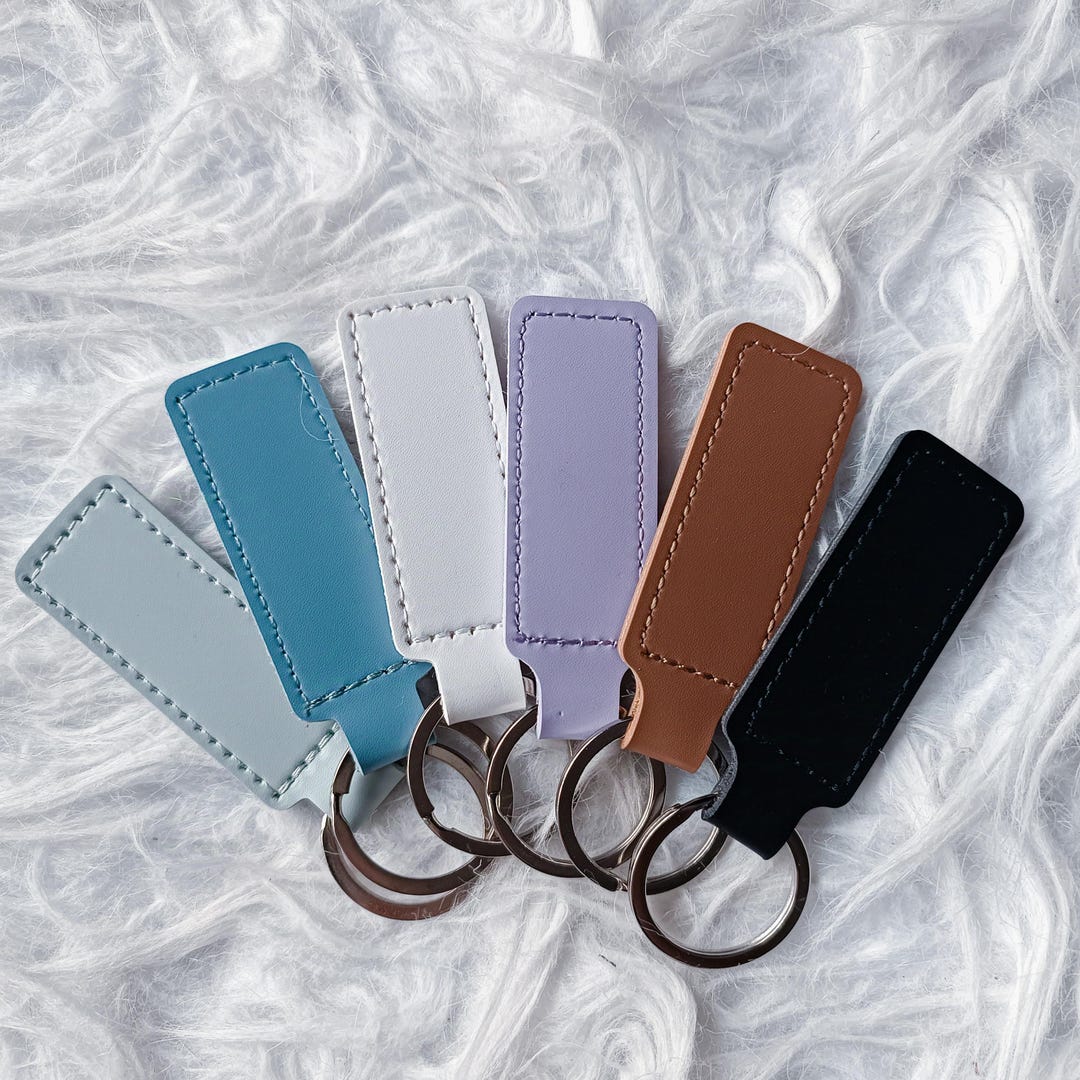 Customizable Leather Car Key Ring Gift for Man Woman Father Mother - Etsy