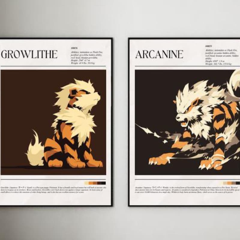 Growlithe - Etsy