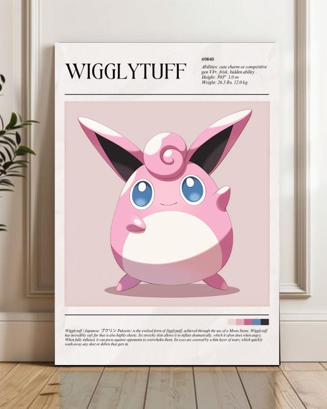 Igglybuff, Jigglypuff & Wigglytuff Pokemon Poster (digital Download) - Etsy