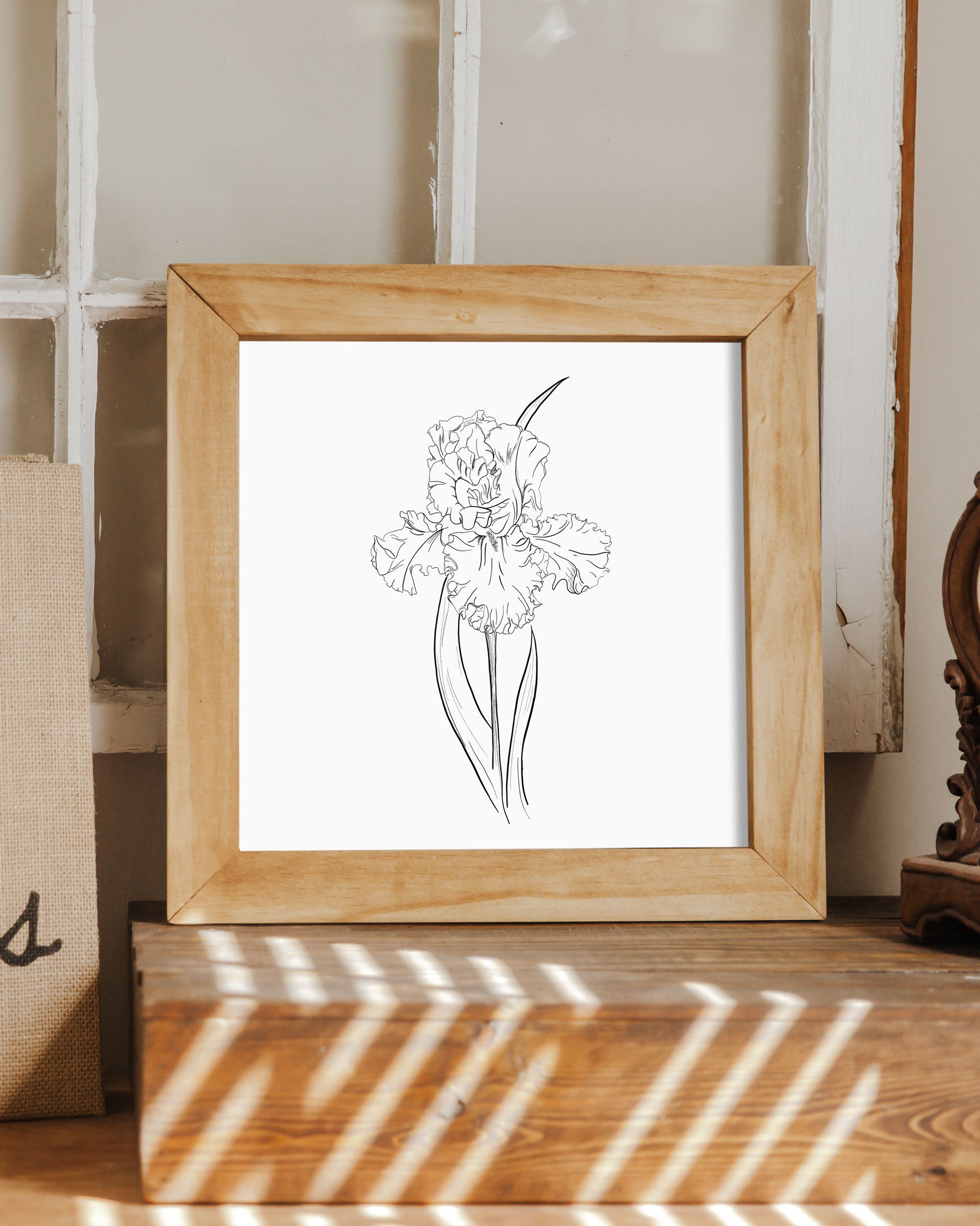 February Birth Flower Wall Art - Etsy