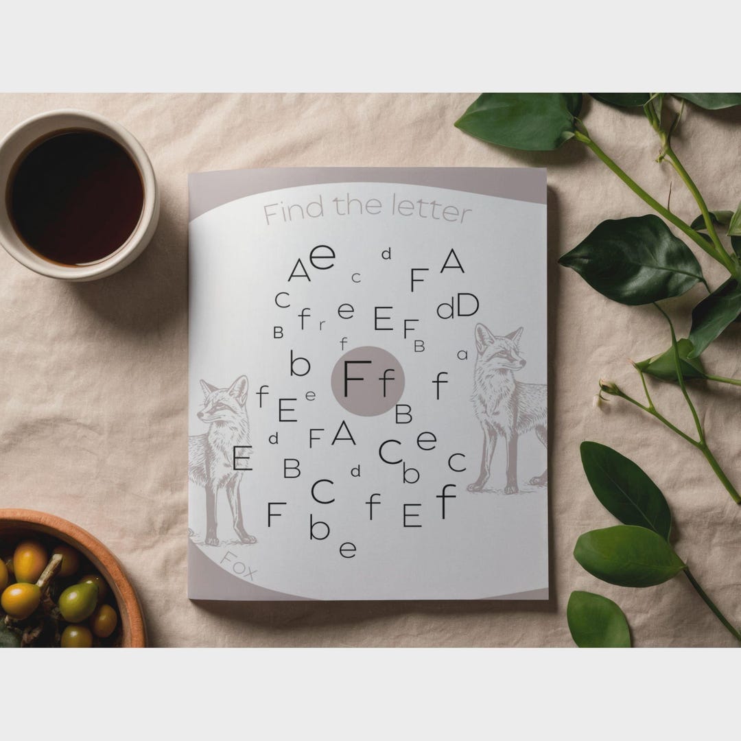 Alphabet Learning Worksheets | Find the Letter | Homeschool Preschool ...