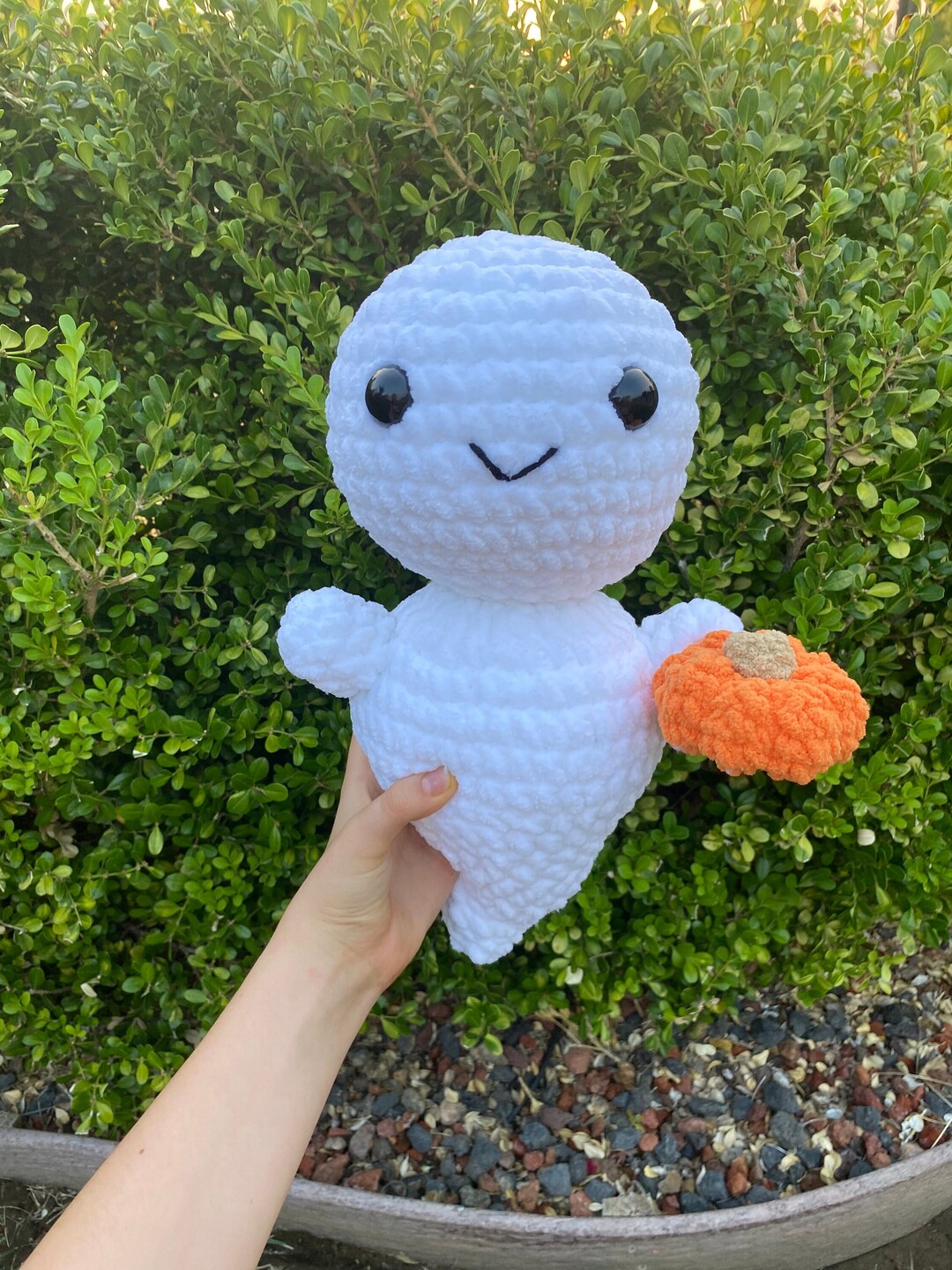 Boo the Ghost Crochet Plushie Pattern - Etsy