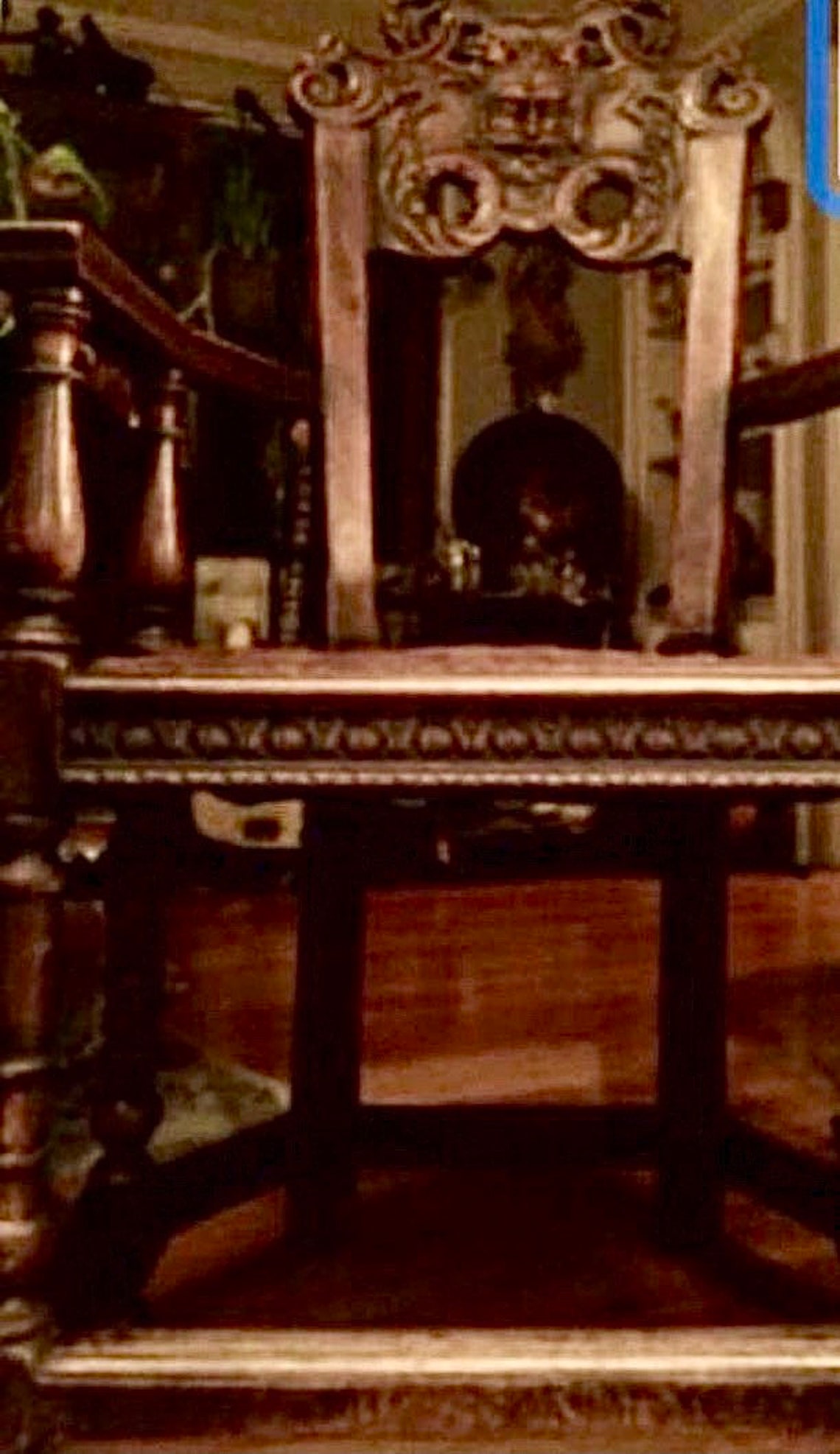 Devil Desk Chair French Antique Circa 1820-1850 Carved Wood - Etsy