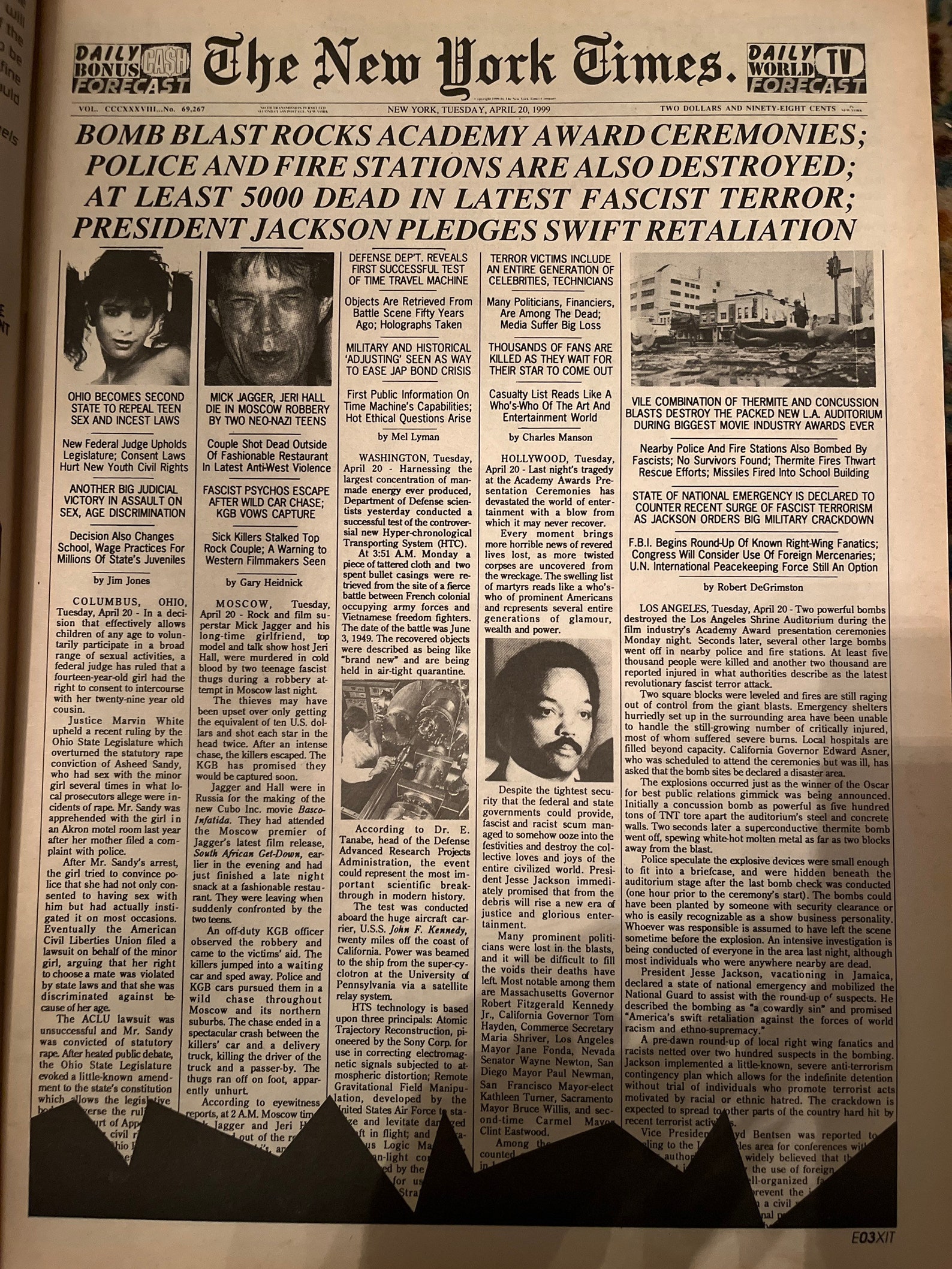 EXIT Magazine 5 Vintage 1991 New York Underground Punk Art - Etsy