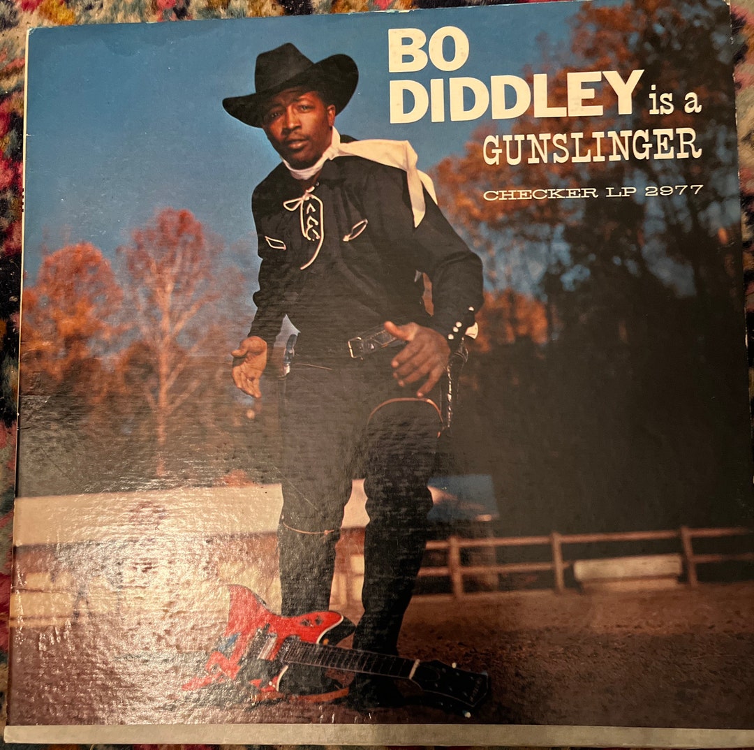 Bo Diddley is A Gunslinger Vinyl Record Vintage 1960 Checker Mono ...