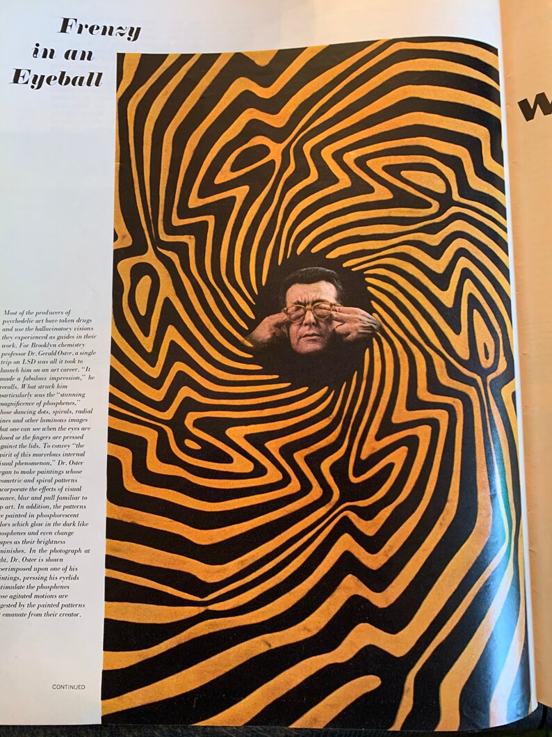Life Magazine Vintage 1966 Psychedelic LSD-25 Art Pop Art - Etsy