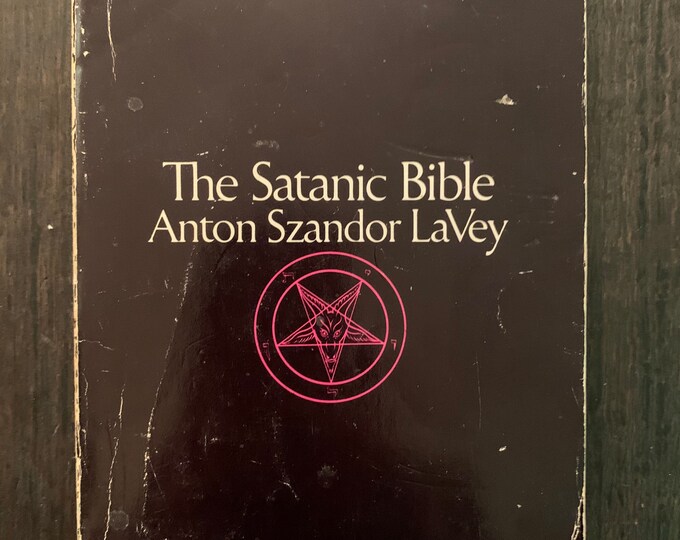 Anton Lavey Satanic Bible First December 1969 Avon Books Paperback ...