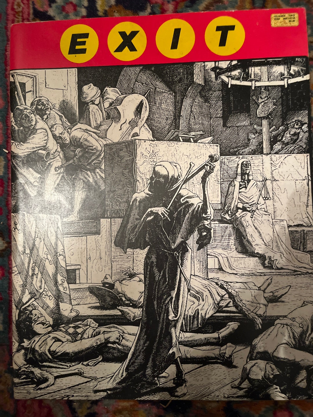 EXIT Magazine #2 Vintage 1980s New Underground Art Punk Magazine Rare George Petros Adam Parfrey ...