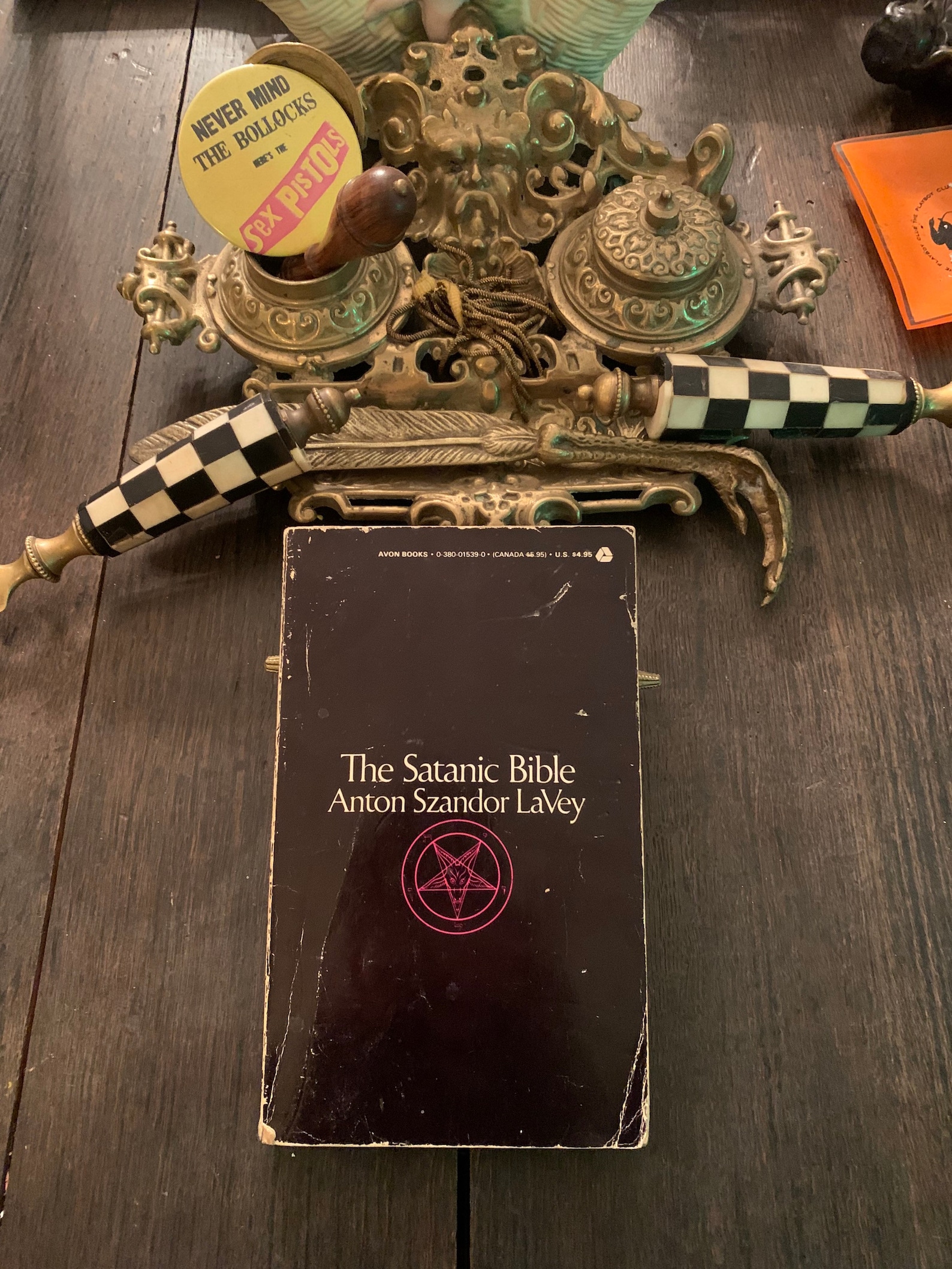 Anton Lavey Satanic Bible First December 1969 Avon Books - Etsy