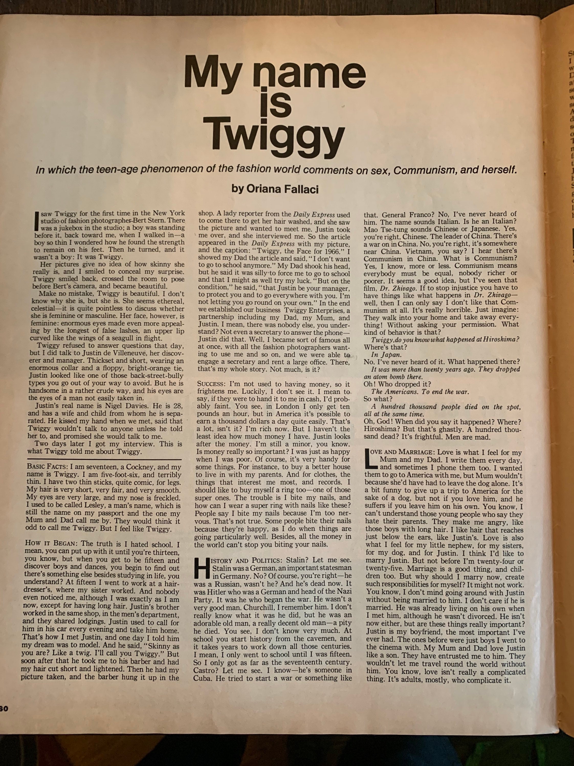 Vintage Magazine Post 1967 Vintage 1960s Psychedelia LSD-25 Drug 60s ...