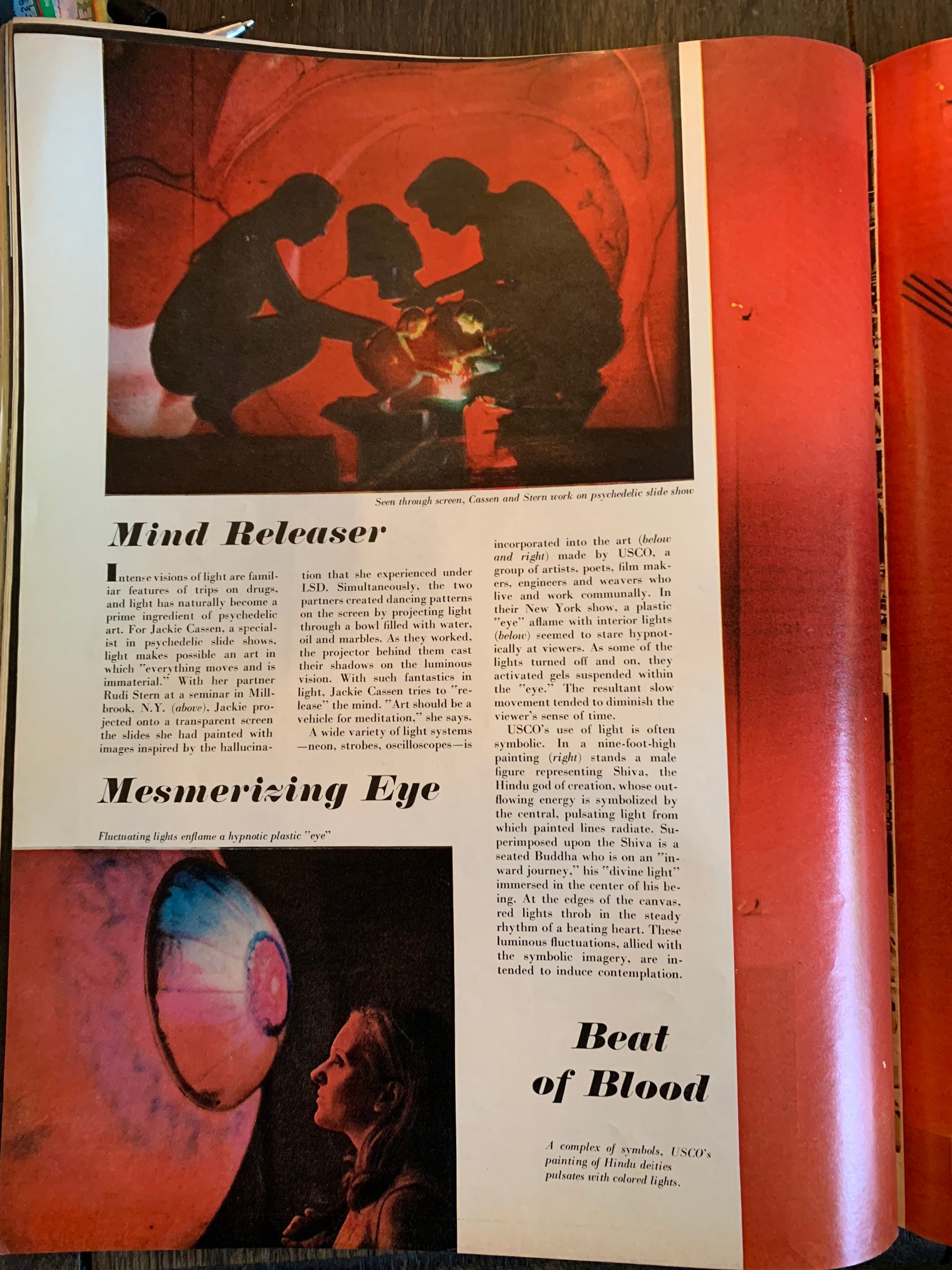 Life Magazine Vintage 1966 Psychedelic LSD-25 Art Pop Art Warhol Hippie ...