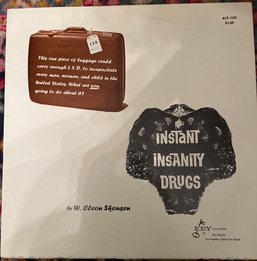 Instant Insanity Drugs Vintage 1968 Key Records KLP-1101 LSD ...