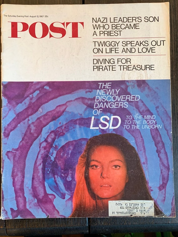 Vintage Magazine Post 1967 Vintage 1960s Psychedelia LSD-25 - Etsy