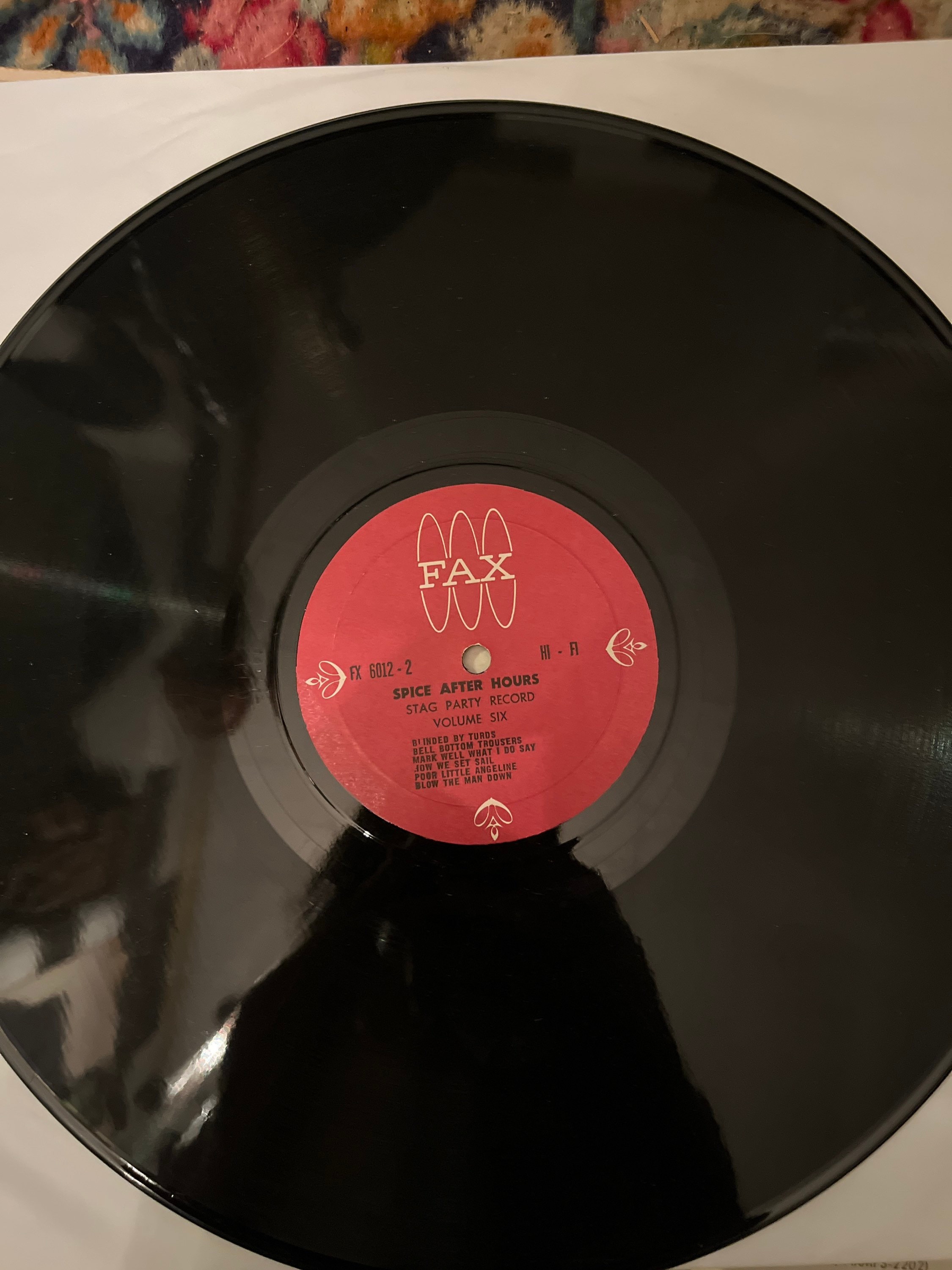 Adam Stag Party Record Cheesecake Cover #7 Spice After Hours Rare ...