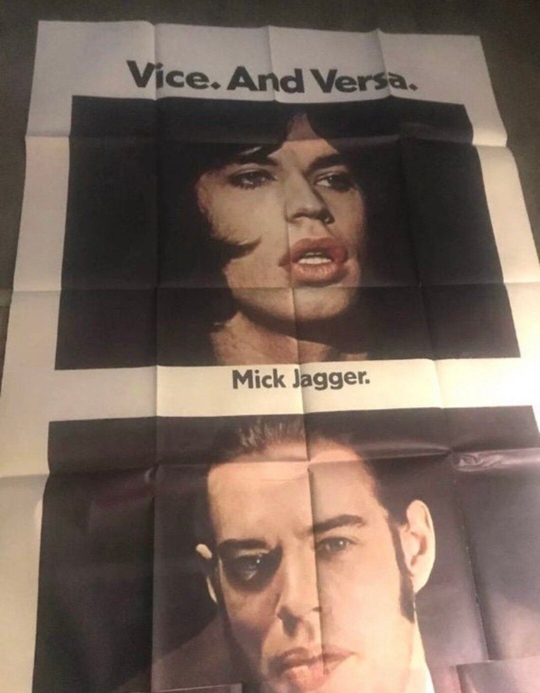 Performance Movie Poster Vintage 1970 Warner Brother Huge 3 Sheet US ...