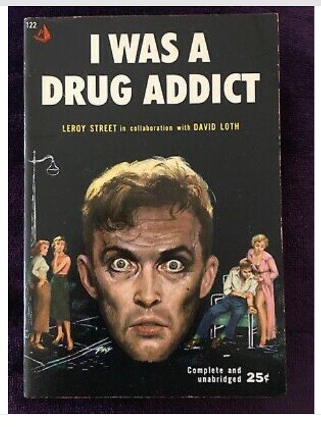 Paperback/pocket Book Rare 1954 I Was A Drug Addict Leroy Drugs/pulp ...