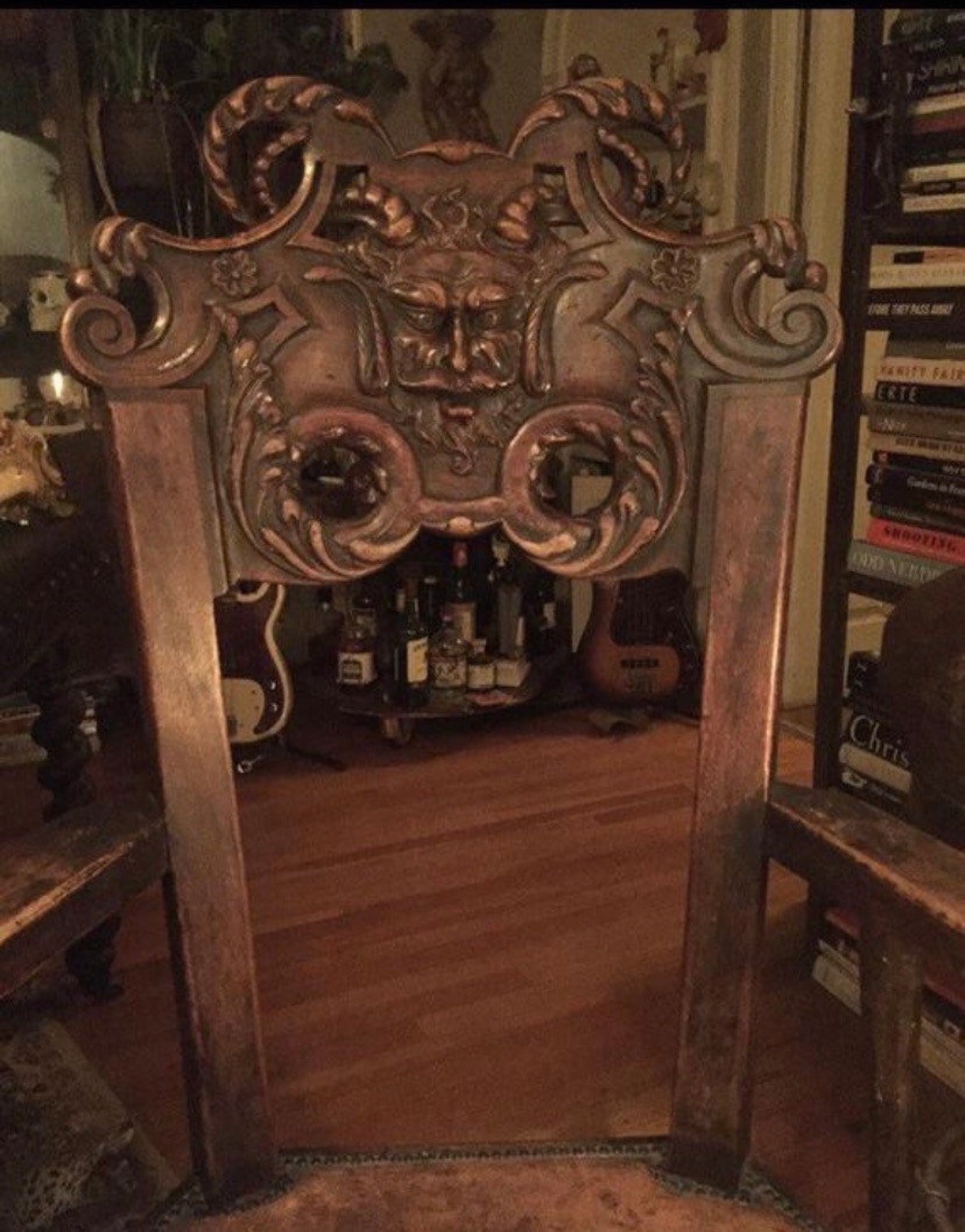 Devil Desk Chair French Antique Circa 1820-1850 Carved Wood - Etsy