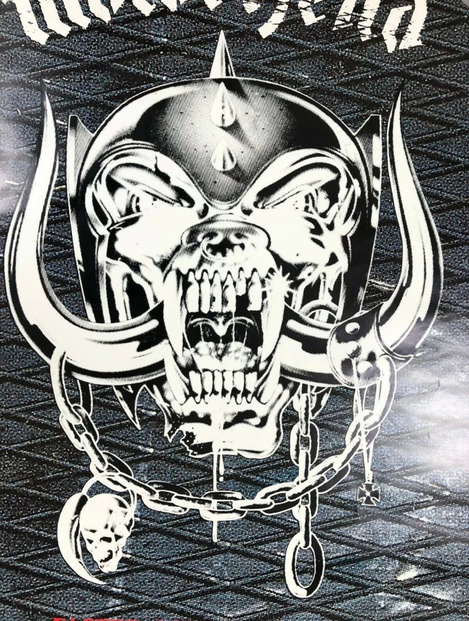 Motörhead 1988 Promo Poster Metal Heads Music Poster No Sleep at All ...