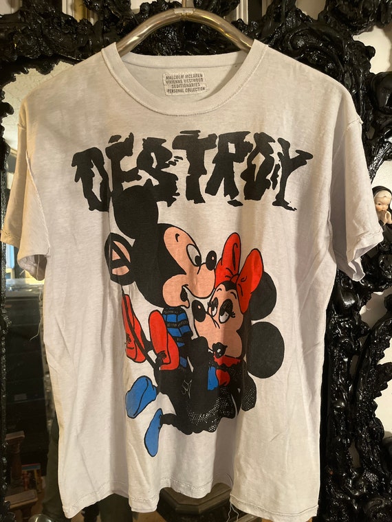 Seditionaries Destroy Shirt 1980s Vivienne Westwood & Malcom - Etsy