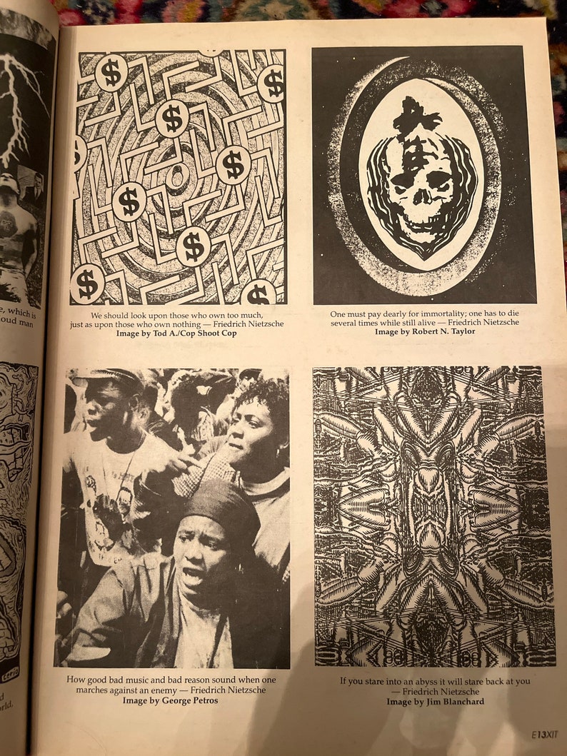 EXIT Magazine #5 Vintage 1991 New York Underground Punk Art George ...