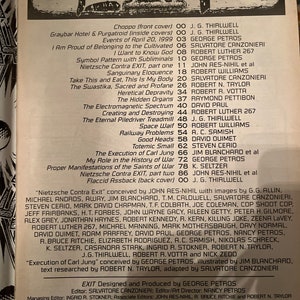 EXIT Magazine #5 Vintage 1991 New York Underground Punk Art George ...