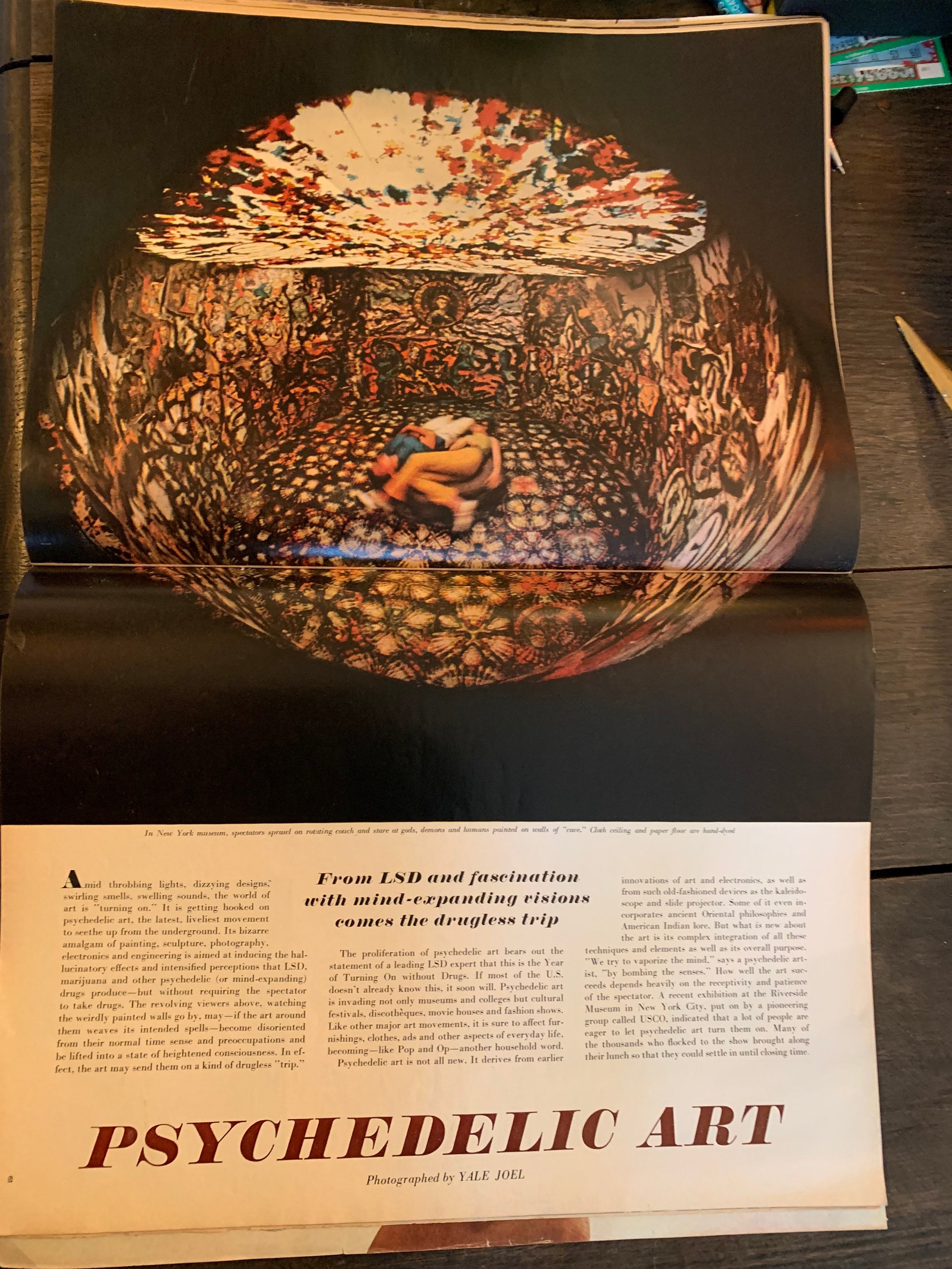 Life Magazine Vintage 1966 Psychedelic LSD-25 Art Pop Art Warhol Hippie ...