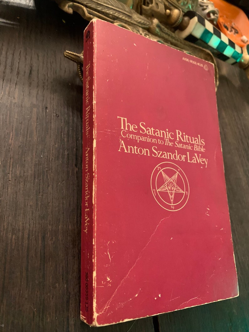 Anton Lavey the Satanic Ritual First 1972 Avon Book W359 - Etsy