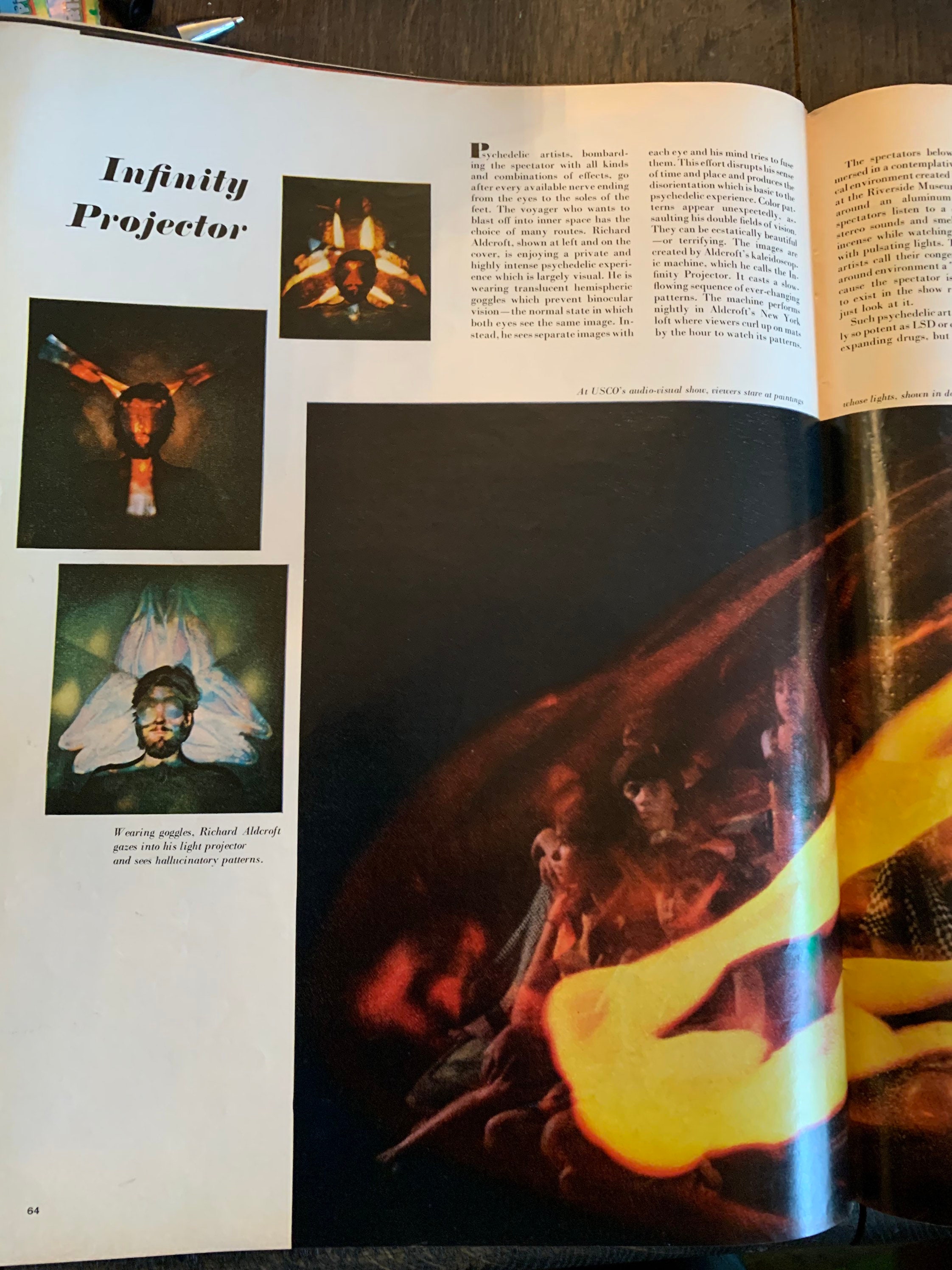 Life Magazine Vintage 1966 Psychedelic LSD-25 Art Pop Art Warhol Hippie ...