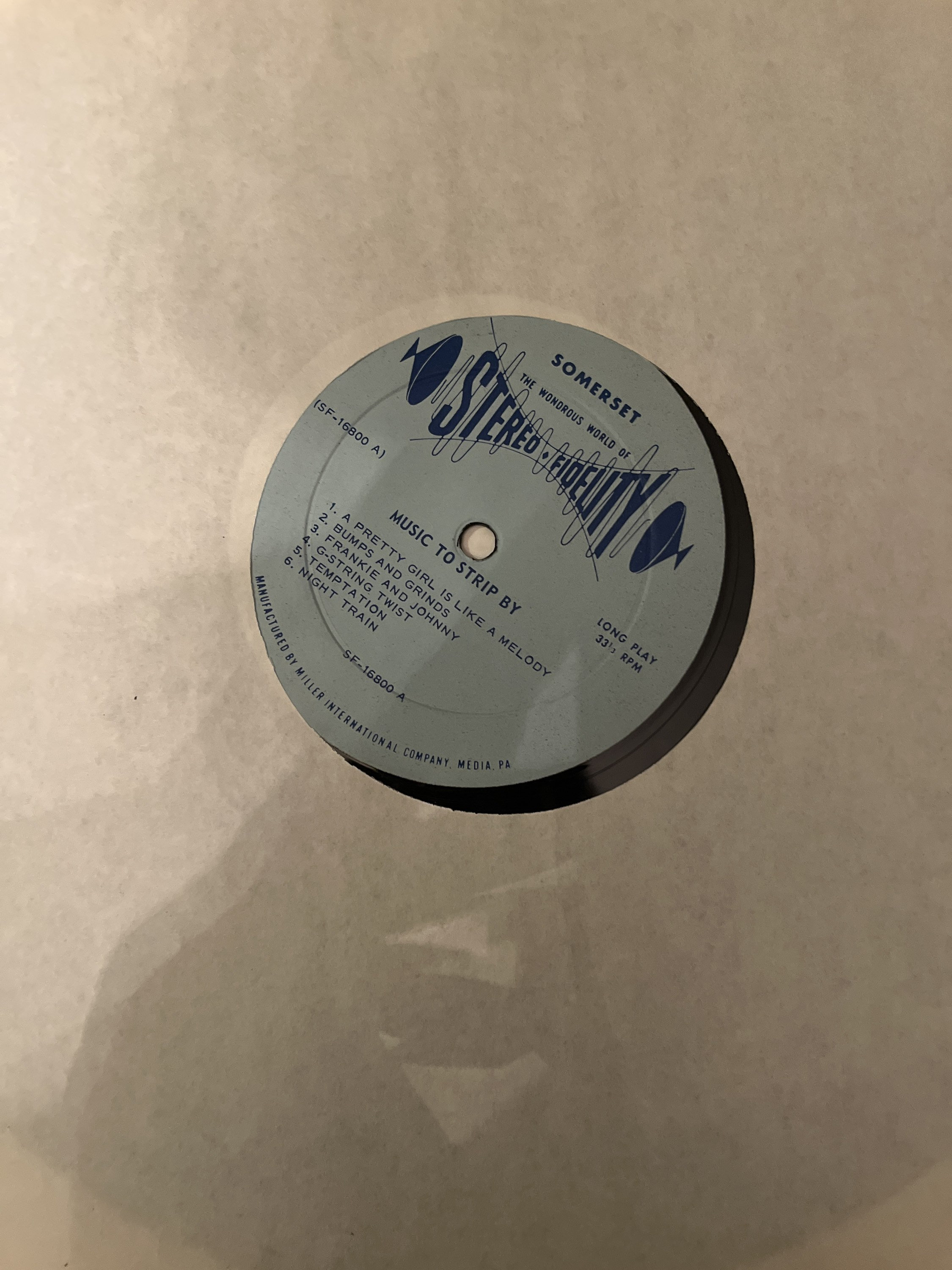 Cheesecake Records Vinyl Records Vintage 1960s Strip Along With Us ...