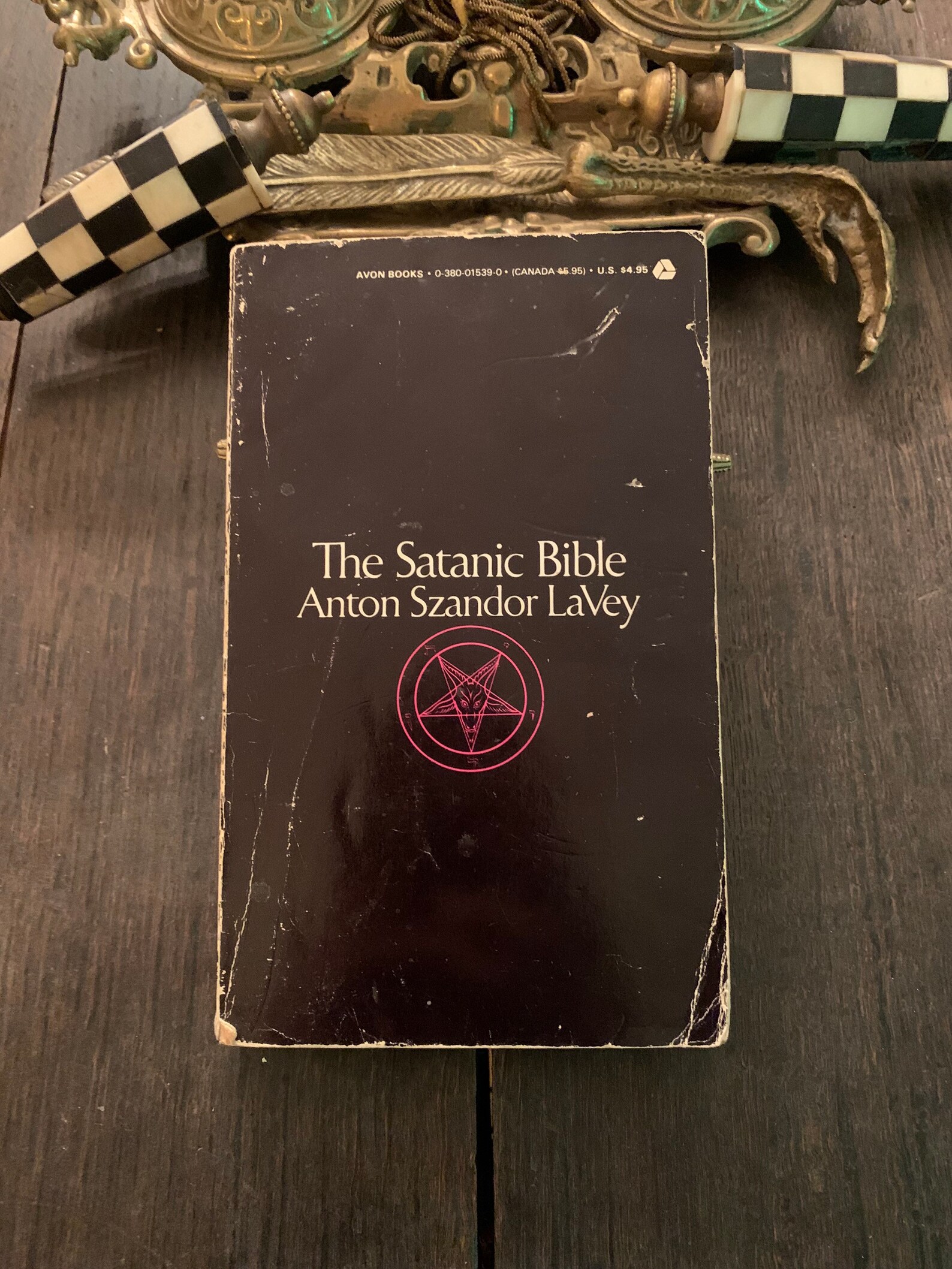 Anton Lavey Satanic Bible First December 1969 Avon Books - Etsy