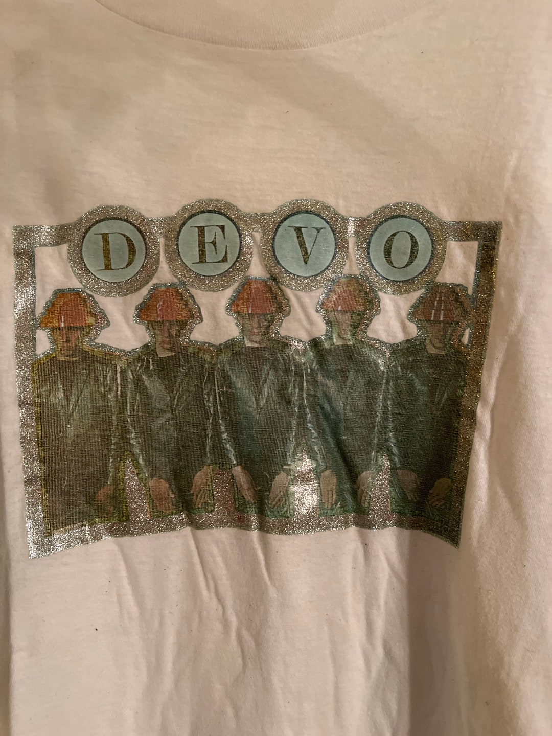 DEVO Shirt 1980s Vintage New Wave Band Tshirt 80s Punk Clothing Girl ...