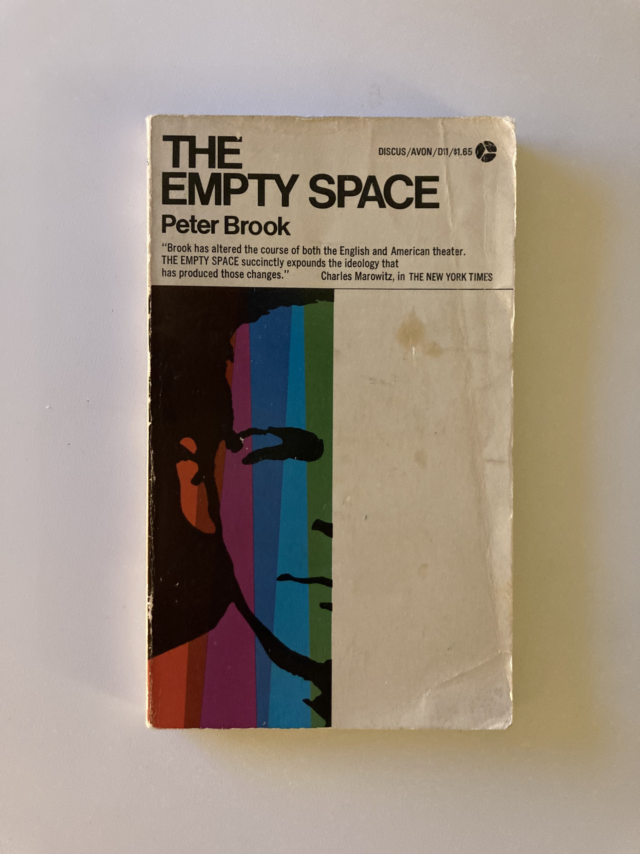 1st Printing the Empty Space by Peter Brook discus Paperback - Etsy UK