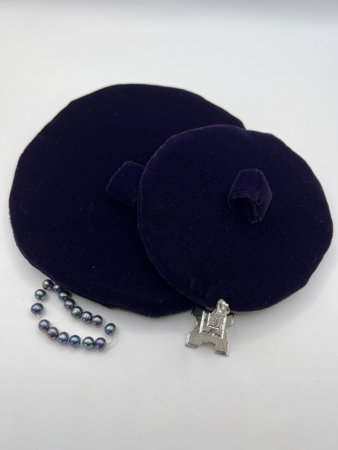 Purple Velvet Beret-pet Beret-fancy Beret - Etsy