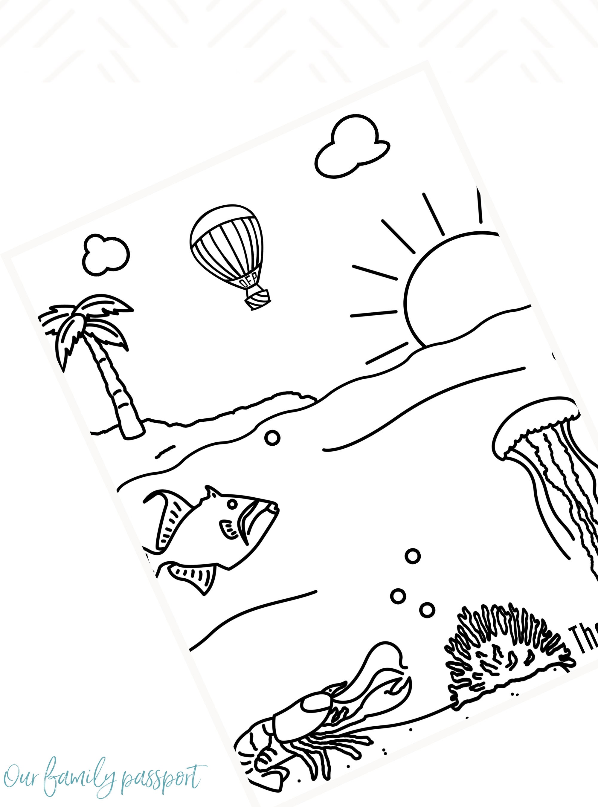 Bahamas Digital & Printable at Home Coloring Page - Etsy