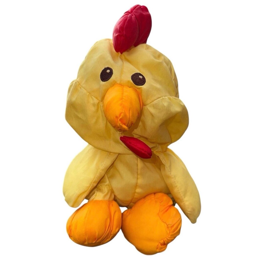 Fisher Price Puffalump Rooster Plush Chicken Farm Barn Animal Vintage ...