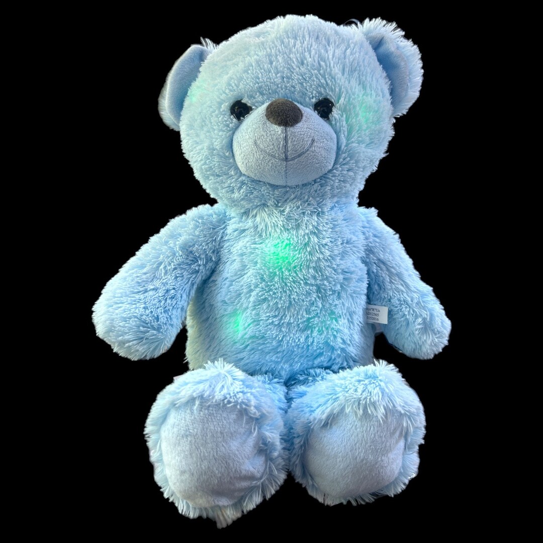Toys R Us Bruin Blue Sleepytime Glow Bear Plush Light up Lullaby ...
