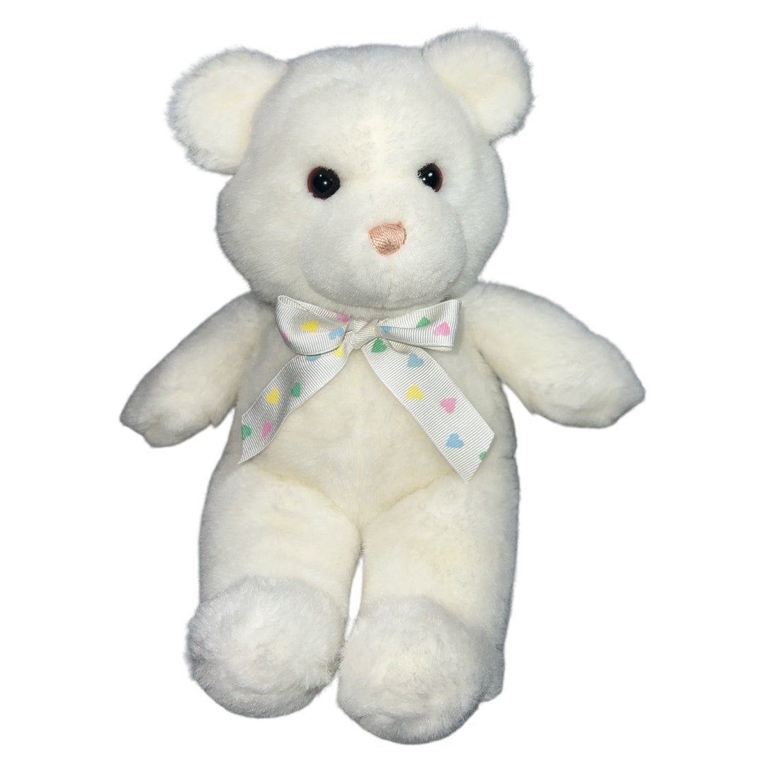 Baby Gund White Musical Teddy Bear Plays Teddy Bears Picnic - Etsy