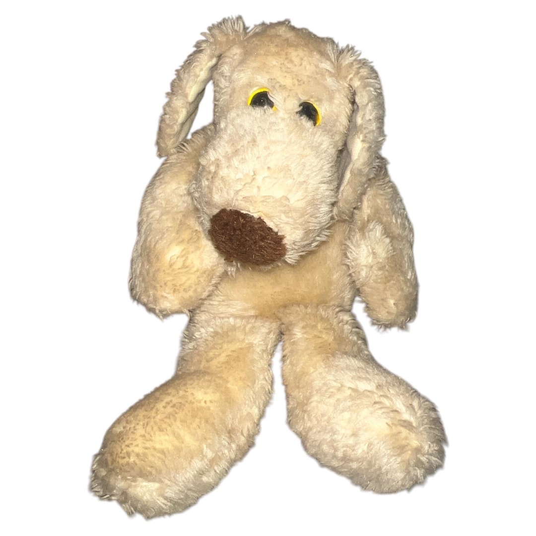 Le Mutt Dog Plush Stuffed Animal Francesca Hoerlein Floppy Puppy Beige ...