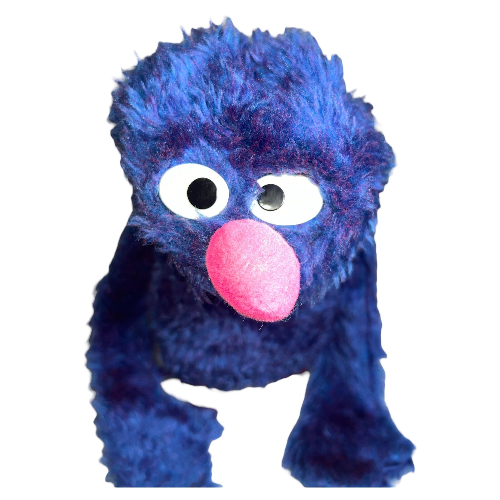 Sesame Street Grover Hand Puppet 1980 Child Guidance Jim Henson Plush ...