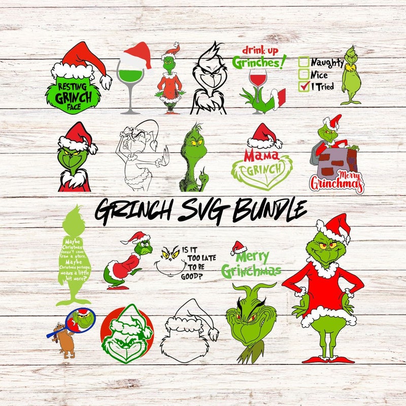 Grinch Svg File - Etsy