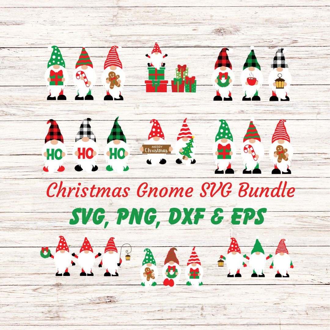 Christmas Gnome Svg Bundle, Gnome Png File, Gonk Svg, Gonk Cut File ...