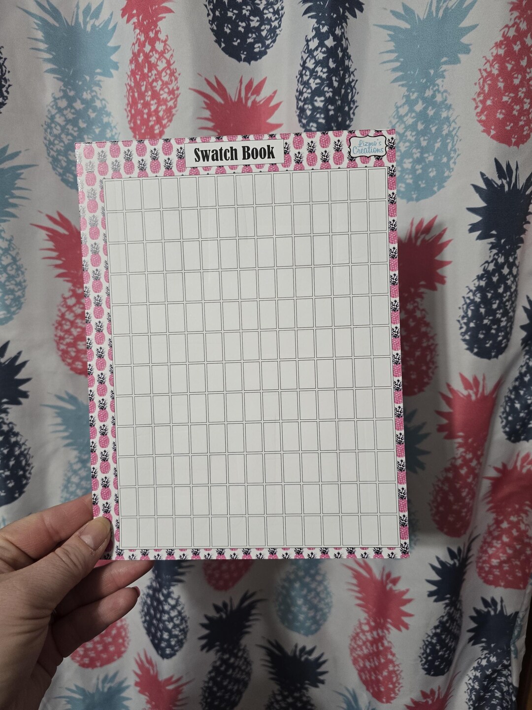 Coiled Swatch Book. OR Swatch Book Sheets - Etsy