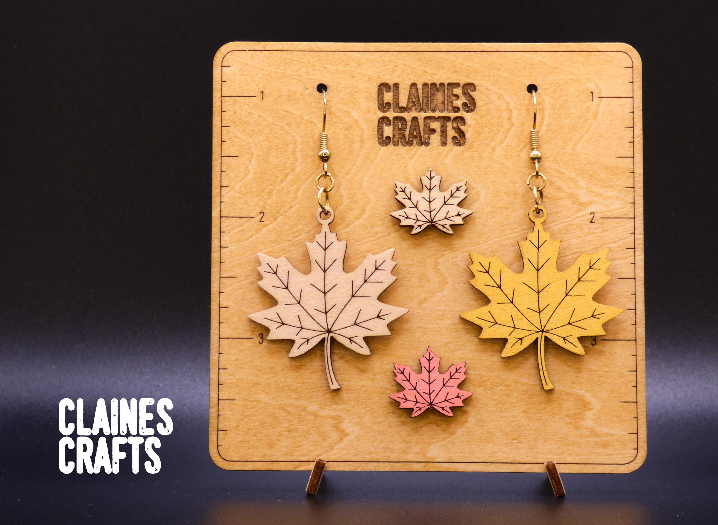 Autumn Leaf Earrings SVG | Fall Leaves Earrings Laser File | Fall ...
