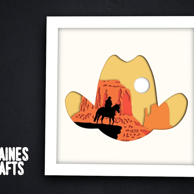 3d Svg Files for Cricut Cowboy Hat - Etsy