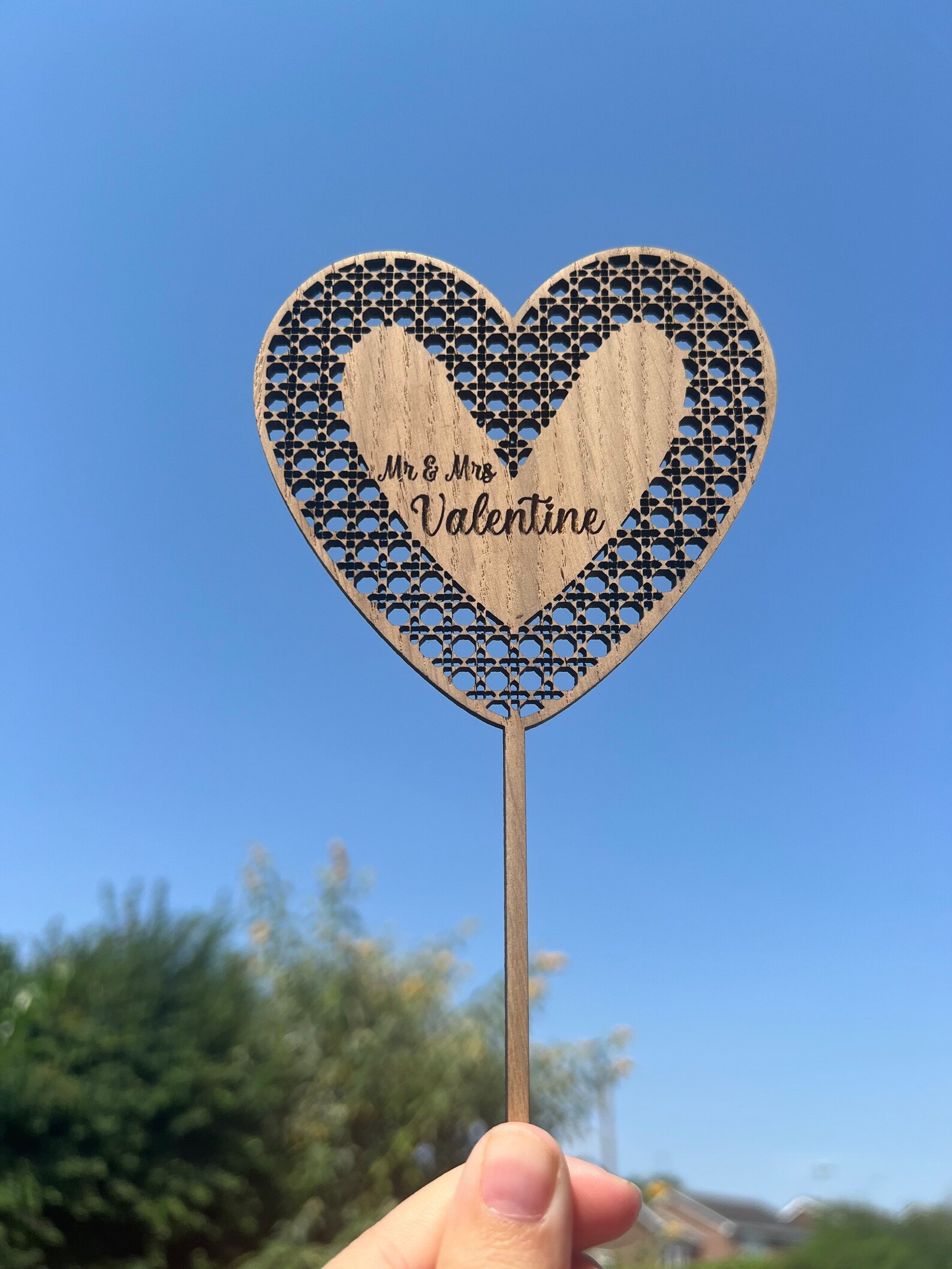 Cake Topper Rattan Rattan Cake Topper Wooden Cake Topper - Etsy