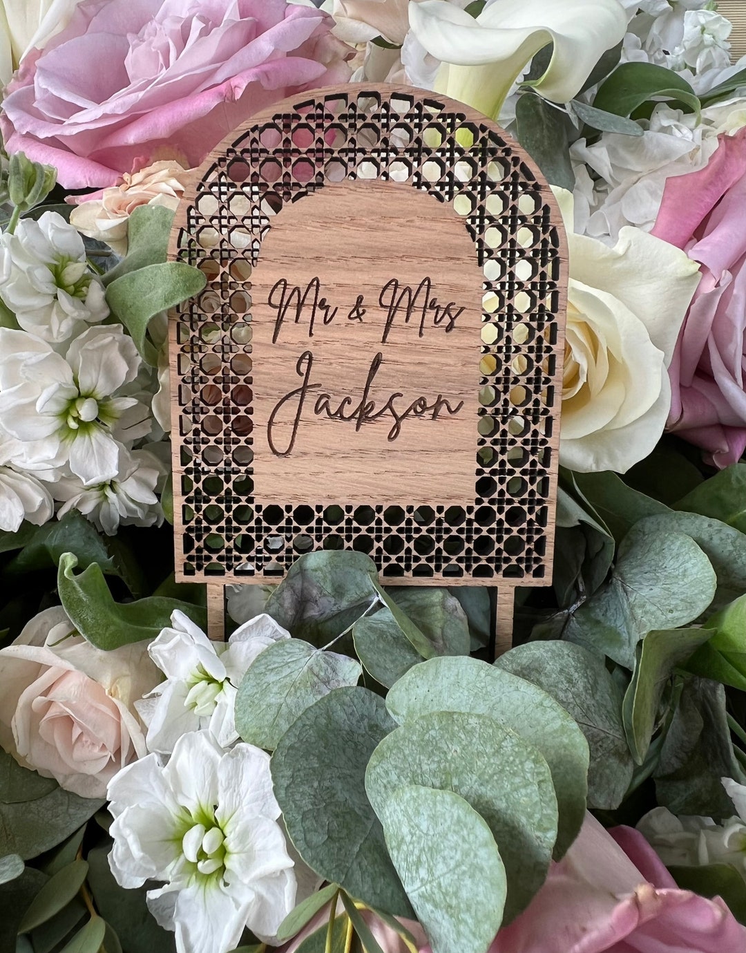 Cake Topper Rattan Rattan Cake Topper Wooden Cake Topper - Etsy