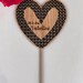 Cake Topper Rattan Rattan Cake Topper Wooden Cake Topper Cake Toppers ...