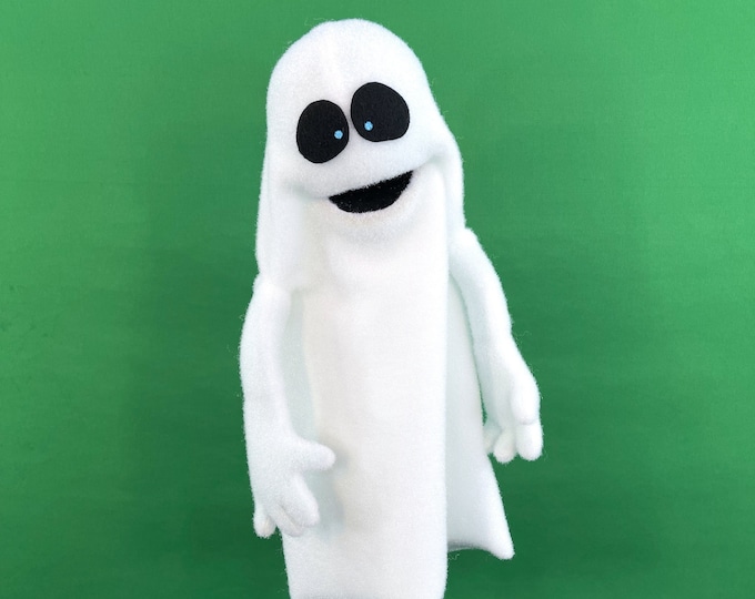Professional Hand Puppet - Adorable Ghost - Muppet Style Character Puppet - Etsy